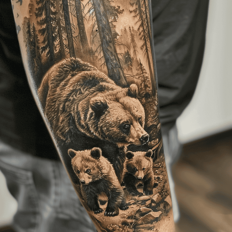 23 Bear Tattoo Designs and Ideas (For Men and Women)